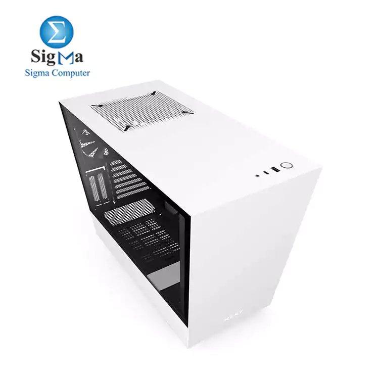 NZXT H510i CA-H510i-W1 Compact ATX Mid-Tower 2FANS 120mm PC Gaming Case ...