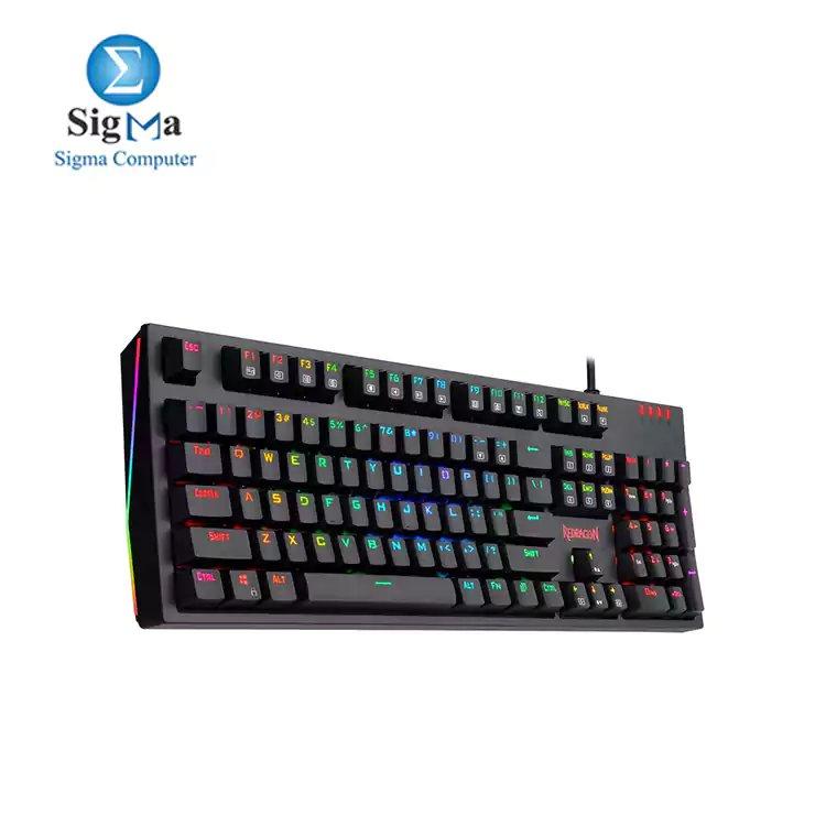Redragon K592-PRO Mechanical Gaming RGB Wired Keyboard Blue Switches ...