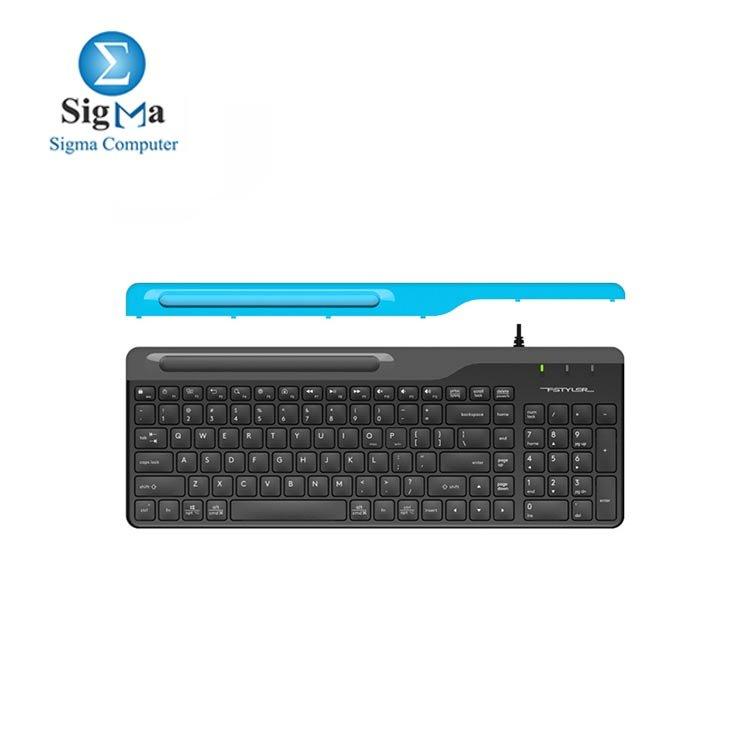 A4TECH fstyler FK25 Multimedia 2-Section Compact keyboard USB Black ...