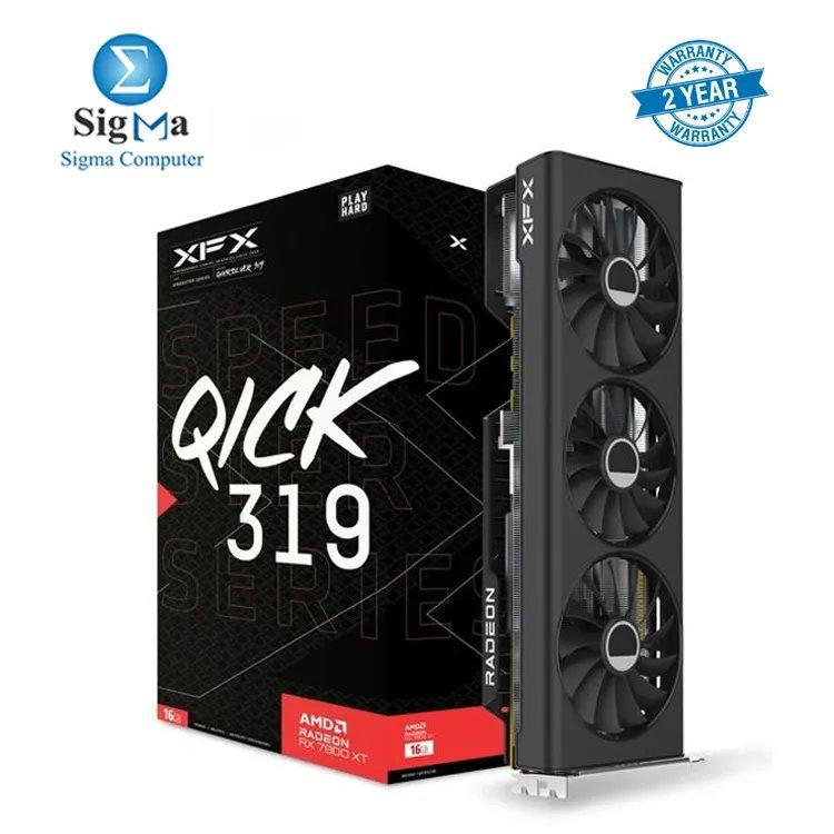 XFX SPEEDSTER QICK319 RX 7800 XT CORE, 16GB GDDR6, AMD RDNA™ 3, 3840 ...