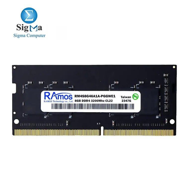 RAMOS 8GB 3200MHz CL22 DDR4 Tray Notebook Ram - RM4S8G46A1A-PGGWE1 ...