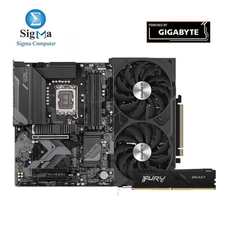 Gigabyte Z790 S DDR4 And Gigabyte RTX 4060 Ti WINDFORCE OC 16G And ...