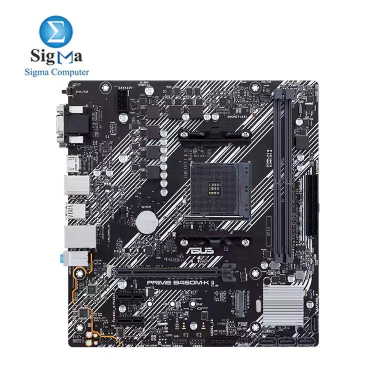 ASUS Prime B450M-K II Socket AM4 Motherboard - ASUS | 3850 EGP | Sigma ...