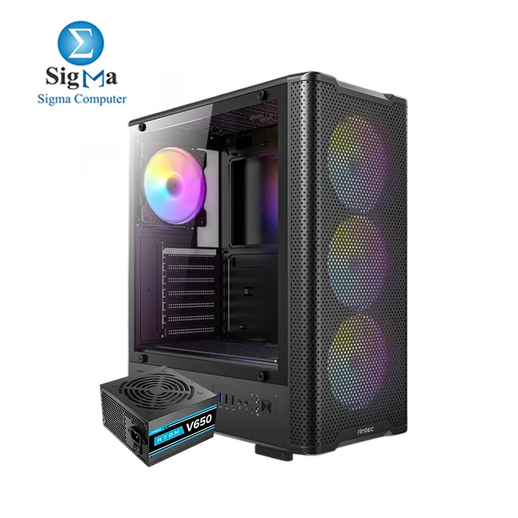 ANTEC VX310 4 Fan 120M ARGB + PSU Antec Atom V650w For PSU - ANTEC ...