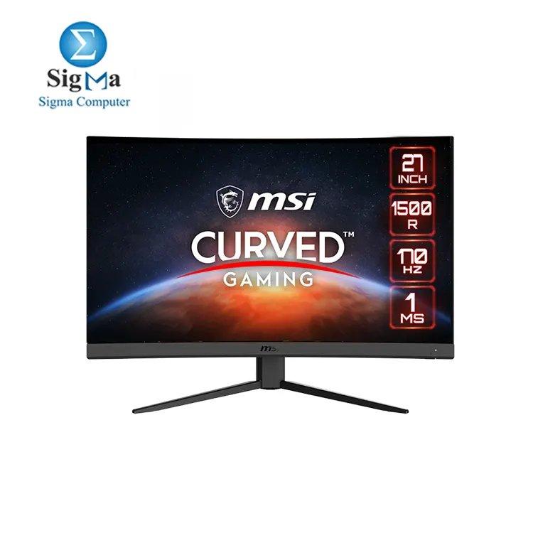 MSI G27CQ4 E2 27inch 1500R Curved Gaming Monitor 2K 2560 × 1440 WQHD ...