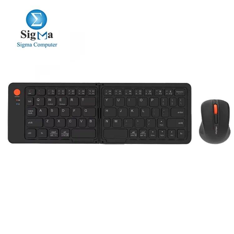Meetion BTC001 Arabic Bluetooth Foldable Keyboard And Mouse Combo ...