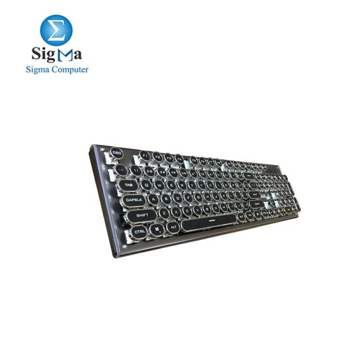 AULA Mechanical keyboard 2056 White Light KEYCAPS BLUE SWITCH - Aula ...