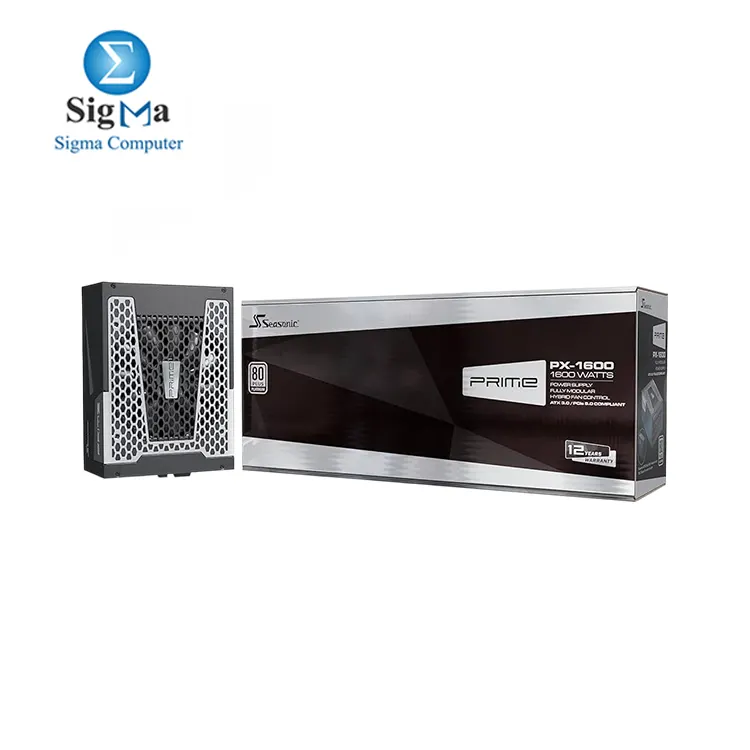 SEASONIC Prime PX-1600 1600W Atx 3.1 80 Plus Platinum Fully Modular ...