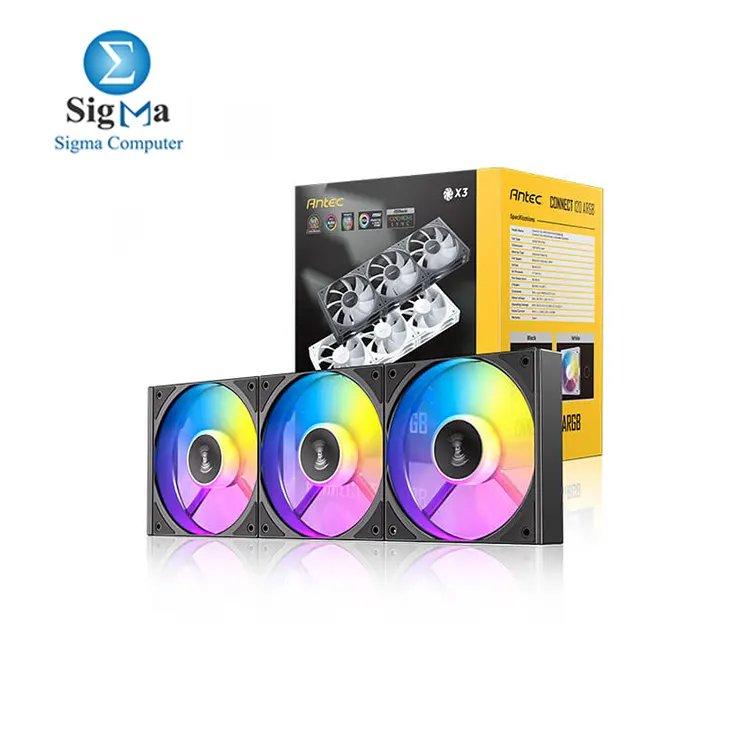 Antec Connect 120 ARGB PWM Case Fan 3PK - ANTEC | 1299 EGP | Sigma Computer