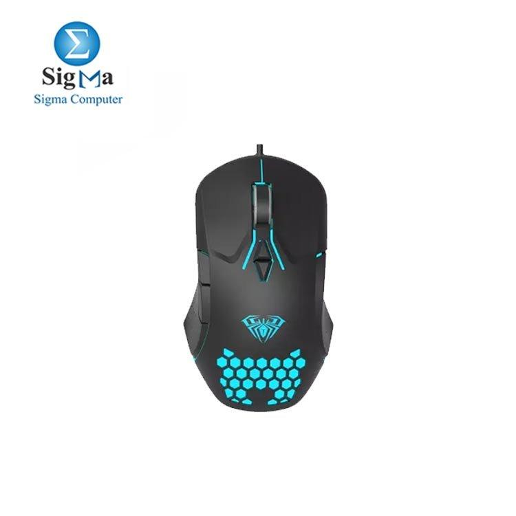 AULA F809 Backlit Gaming Mouse Macro Programming 7 Button 3200DPI ...