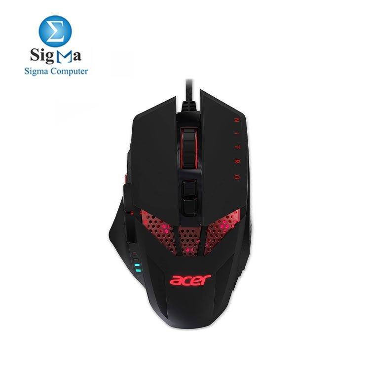 Acer NMW810 Nitro Gaming Mouse - Black - ACER | 249 EGP (28% OFF ...