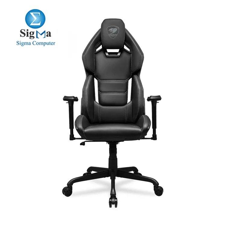 Cougar Hotrod Gaming Chair Supports up to 136 kg, 150° reclining, PAFRP ...