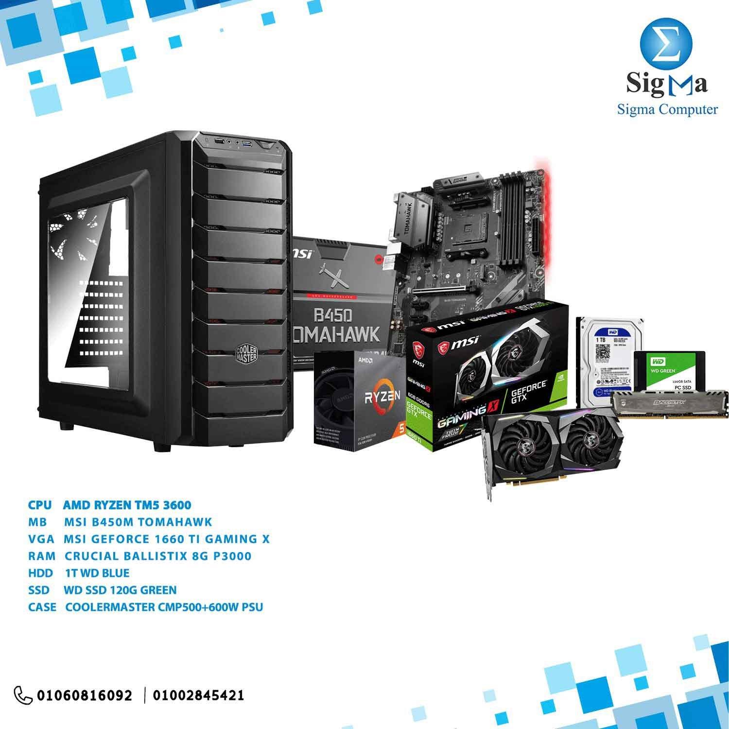 Bundle B450 Tomahawk With R3600 + 1660 TI GX - AMD | 15000 EGP | Sigma ...