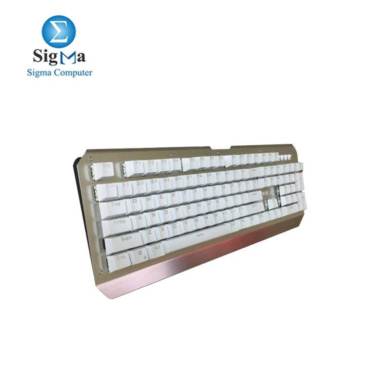 AULA Mechanical keyboard si-2039 Silver/White RAINBOW LED - Aula | 275 ...