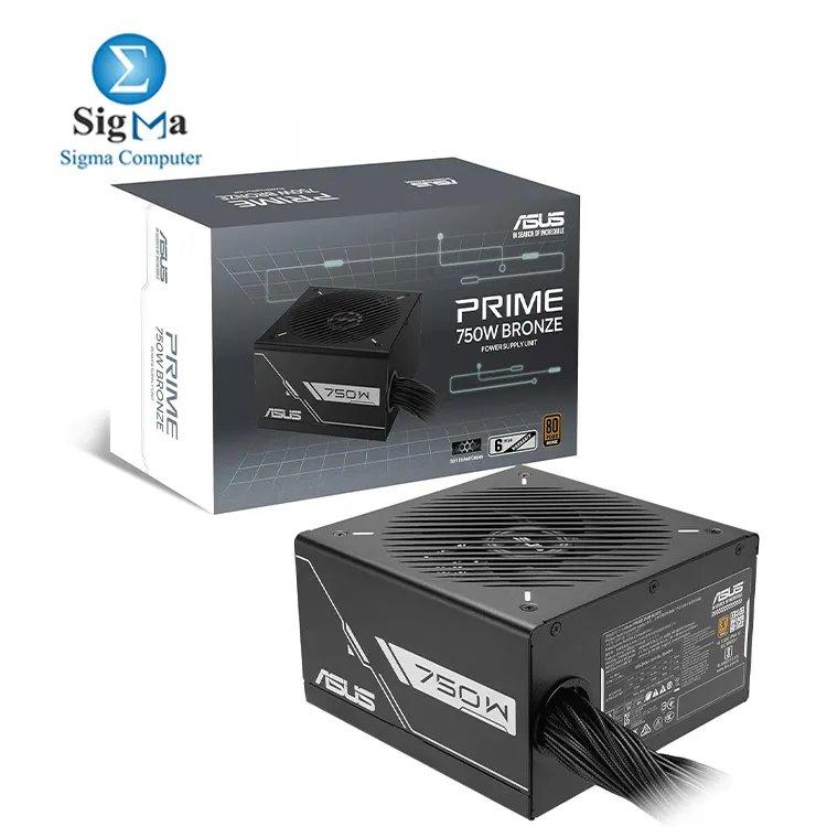 ASUS Prime 750W Bronze PSU Black – ATX, 80 Plus Bronze, Active PFC, 62 ...