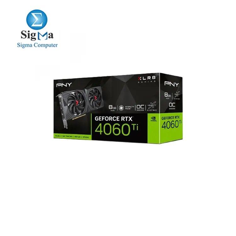 PNY GeForce RTX 4060 Ti 8GB OC XLR8 Gaming VERTO Dual Fan - PNY | 19800 ...
