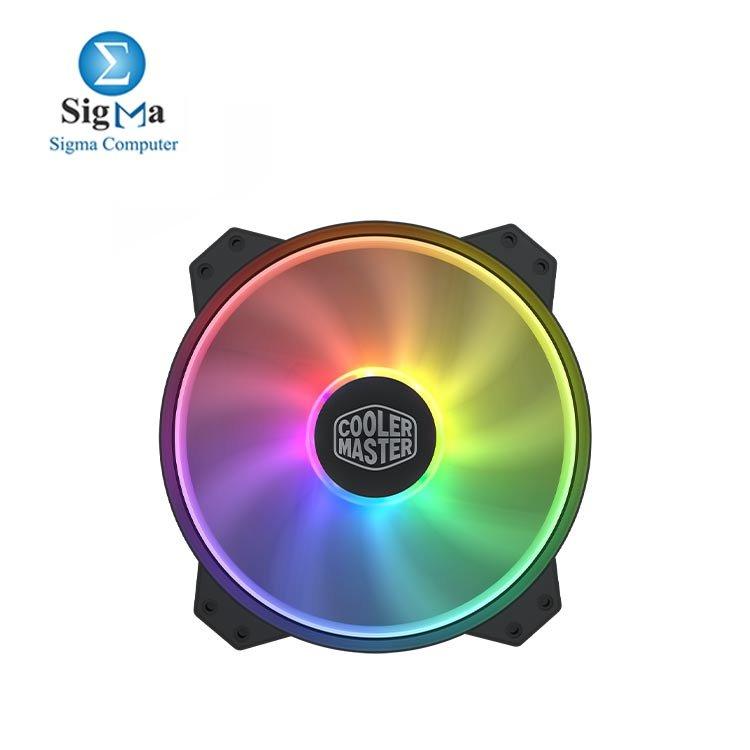 Cooler Master MasterFan MF200R ARGB 200 mm Addressable RGB Fan - COOLER ...