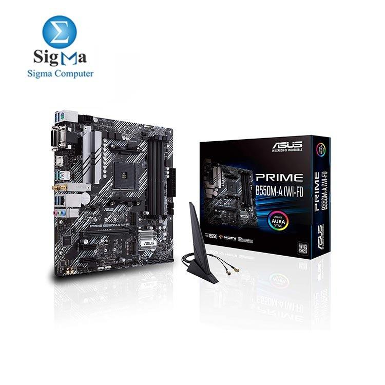 ASUS PRIME B550M-A WIFI RGB headers (Ryzen AM4) micro ATX motherboard ...