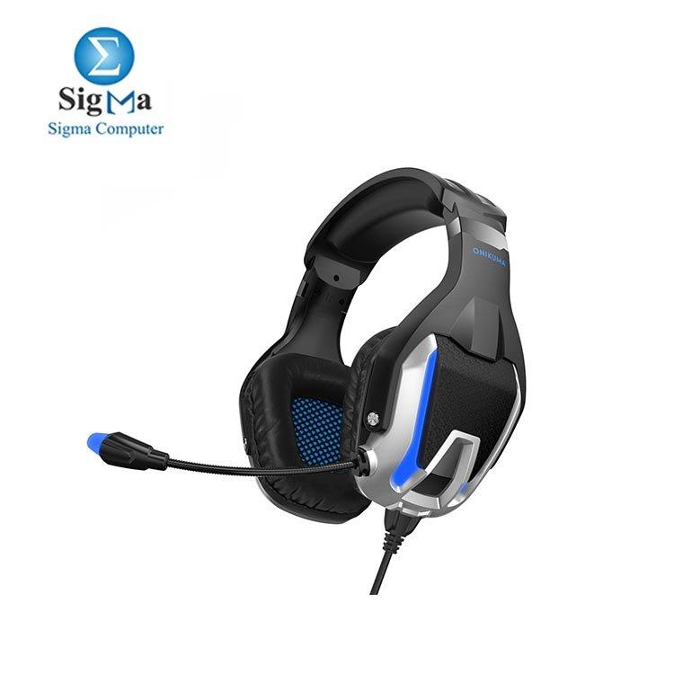 ONIKUMA K12 Stereo Gaming Headset for PC, Consoles and Mobiles with LED ...