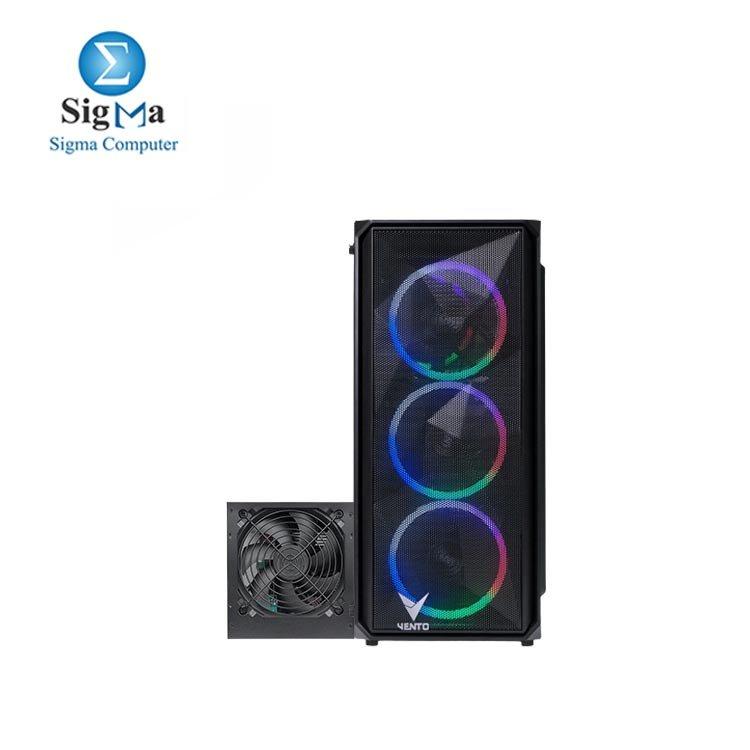 CASE VENTO FSP MESH VG10F 3Fan+Thermaltake Litepower LTP-0650P-2 650W ...