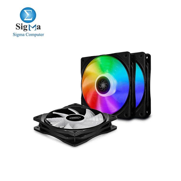 DEEPCOOL RF 120 - 3 IN 1 Addressable RGB, Motherboard SYNC by 5V ADD ...