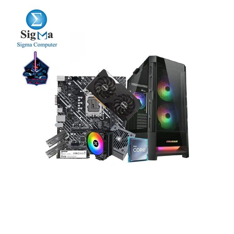 FIGHTER 12100 RX6600 -372-Intel Core i3-12100 tray-ASUS PRIME H610M-K ...