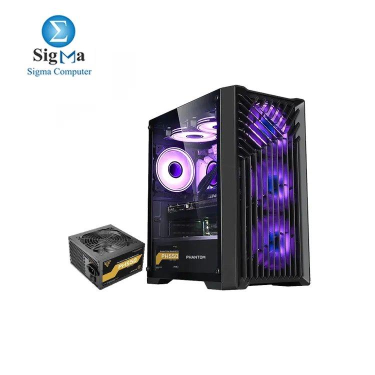 PHANTOM STORM X micro atx 4 FAN Case With PSU PH550 550W Not Certified ...