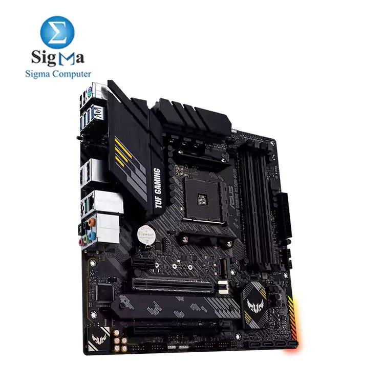 AMD B550 (Ryzen AM4) micro ATX gaming motherboard with PCIe 4.0, dual M ...