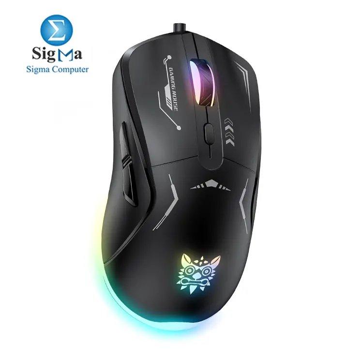 Onikuma CW917 RGB Wired Gaming Mouse adjustable DPI, smooth tracking ...