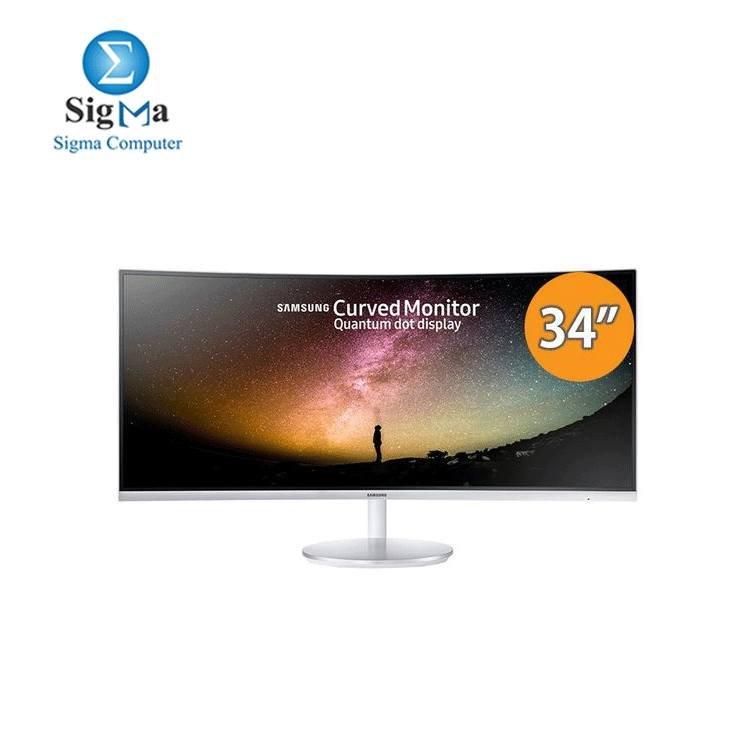 Samsung 34F791 - 34-inch Ultra HD 4K Curved Gaming Monitor with Quantum ...