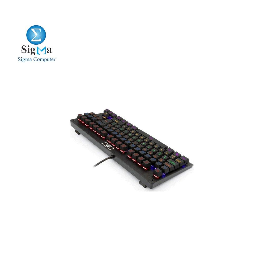 Redragon K568R Dark Avenger Tenkeyless 87‑Key Wired Mechanical Gaming ...