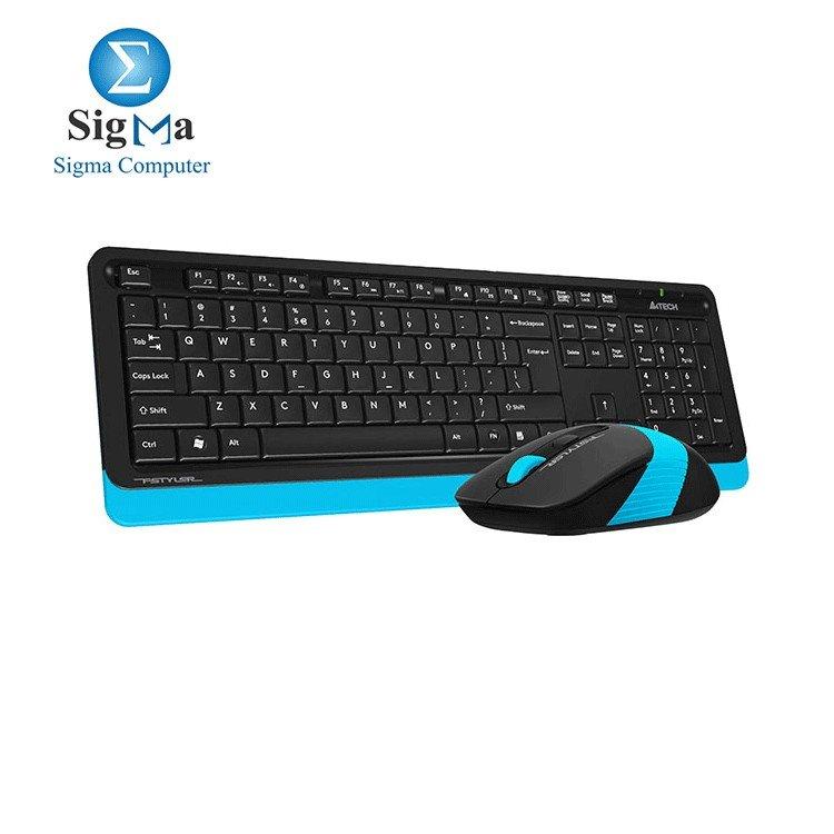 KB+Mouse A4tech Wireless Fstyler FG1010 BLUE - A4 Tech | 375 EGP (11% ...