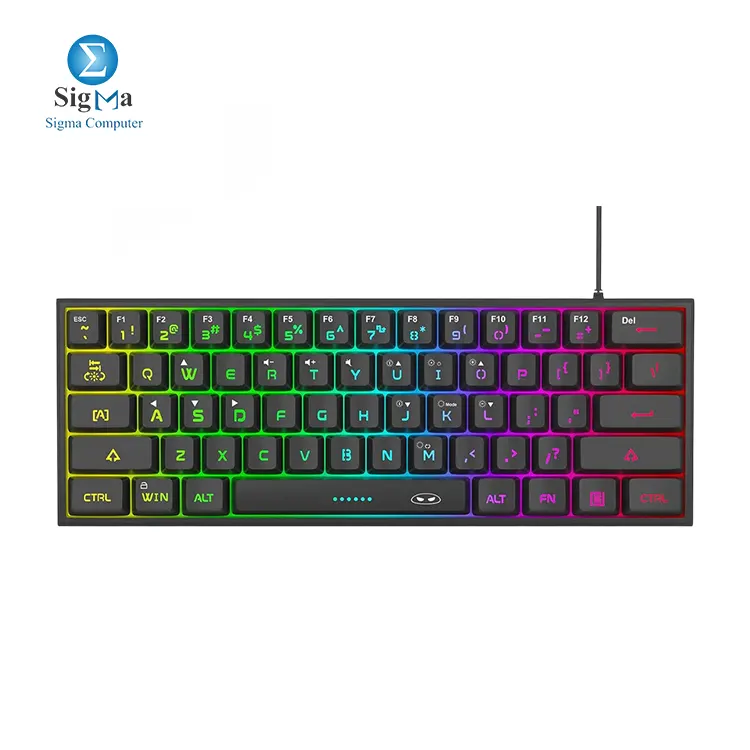 MageGee TS91 60% Membrane Black RGB Gaming Keyboard - MageGee | 715 EGP ...