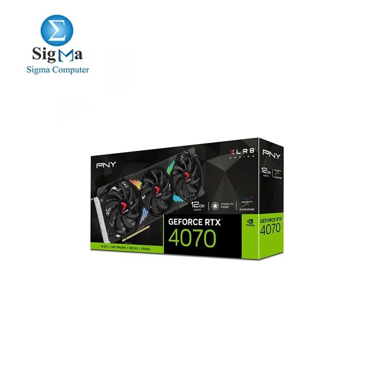 PNY NVIDIA GeForce RTX 4070 VERTO EPIC-X RGB Graphics Card - PNY ...